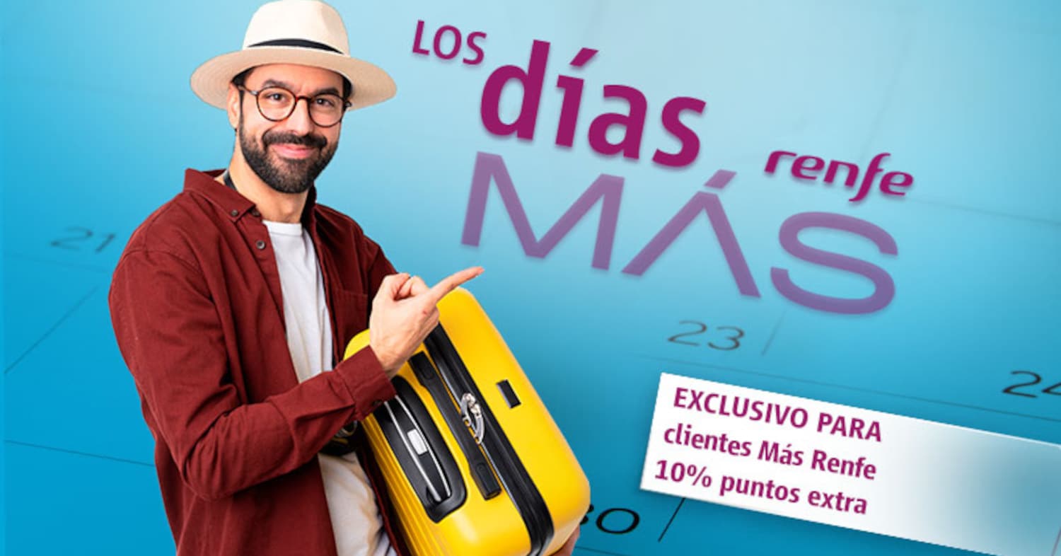 Tarjeta Más Renfe para viajar gratis con Renfecitos en 2025
