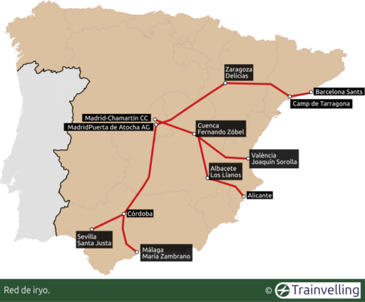 Iryo, trenes de alta velocidad para viajar en España - Trainvelling
